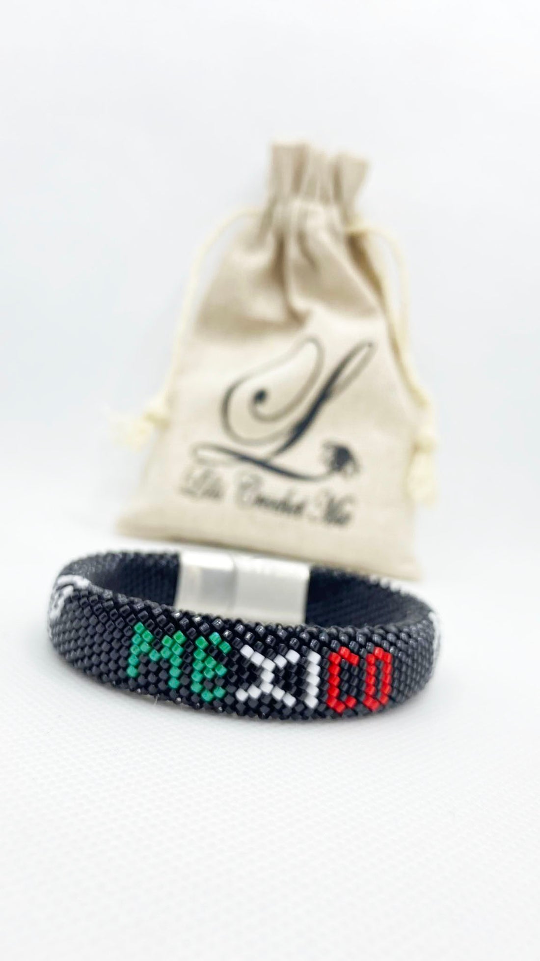 Pulsera México E23 – Liliscrochetmx